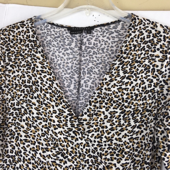 Parallel | Dresses | Parallel V Neck Animal Print Wrap Midi Dress ...